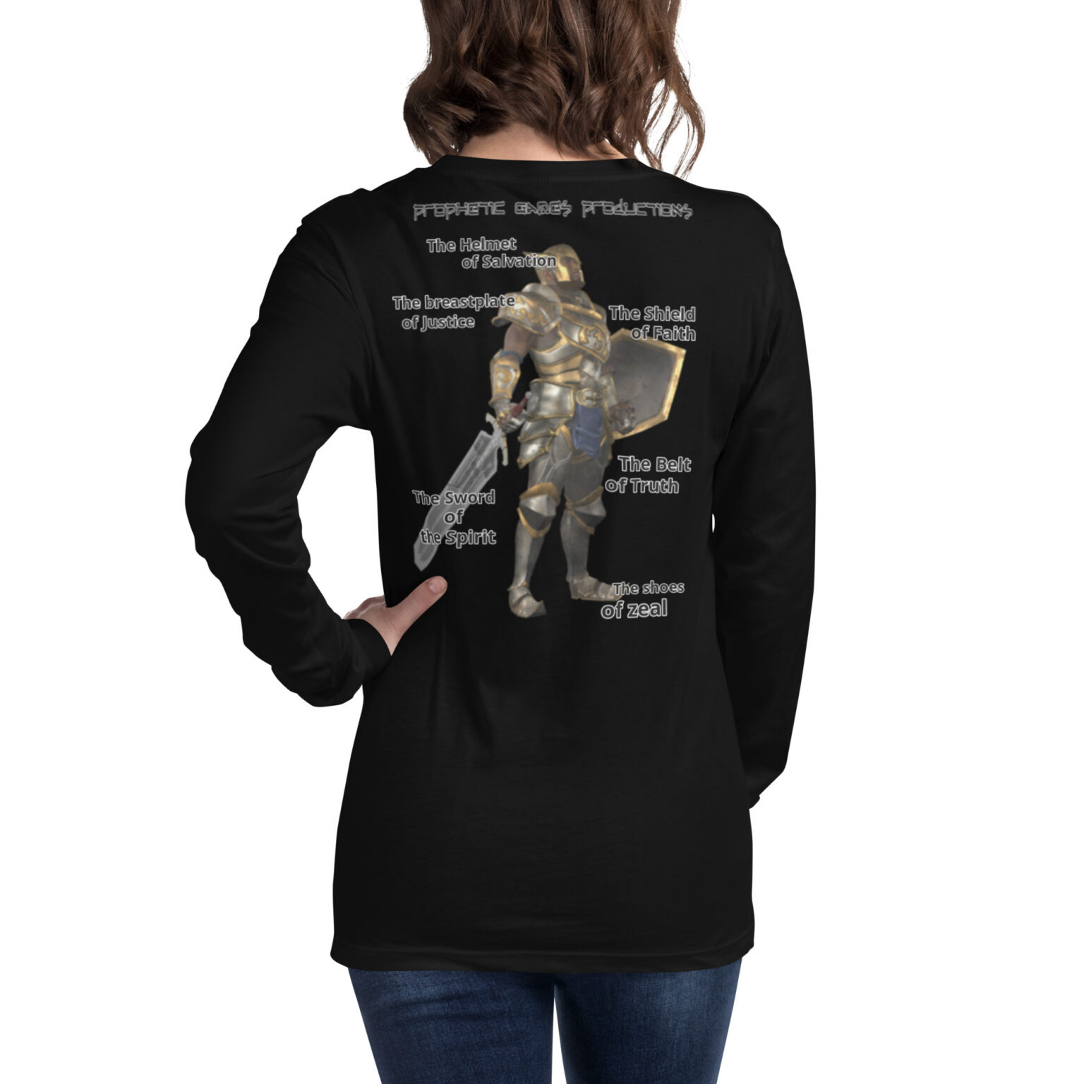 T-shirt Unisexe à Manches Longues - Christian Armor - PGP - Prophetic ...