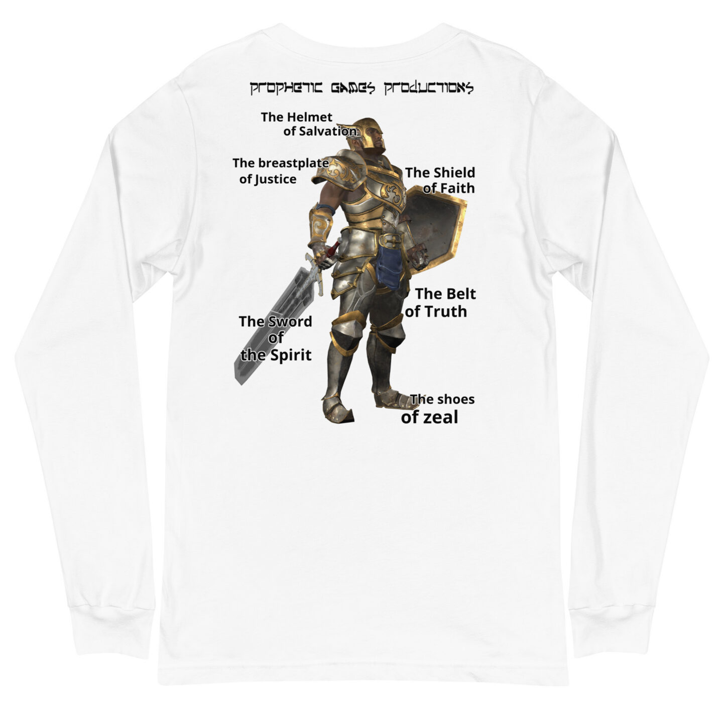 T-shirt Unisexe à Manches Longues - Christian Armor - PGP - Prophetic ...